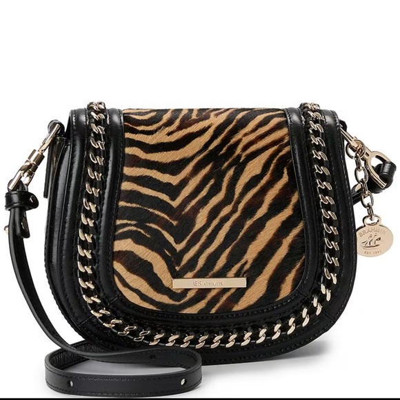Brahmin | Bags | Brahmin Zebra Caspian Collection Briar Crossbody Bag ...